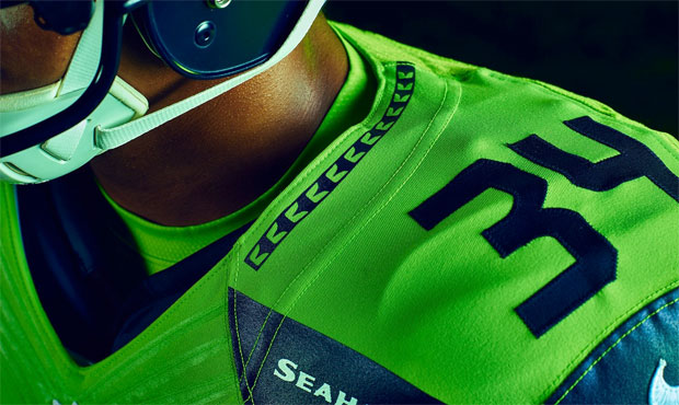 Seahawks unveil all-green 'Color Rush' uniforms for Week 15 - Seattle ...