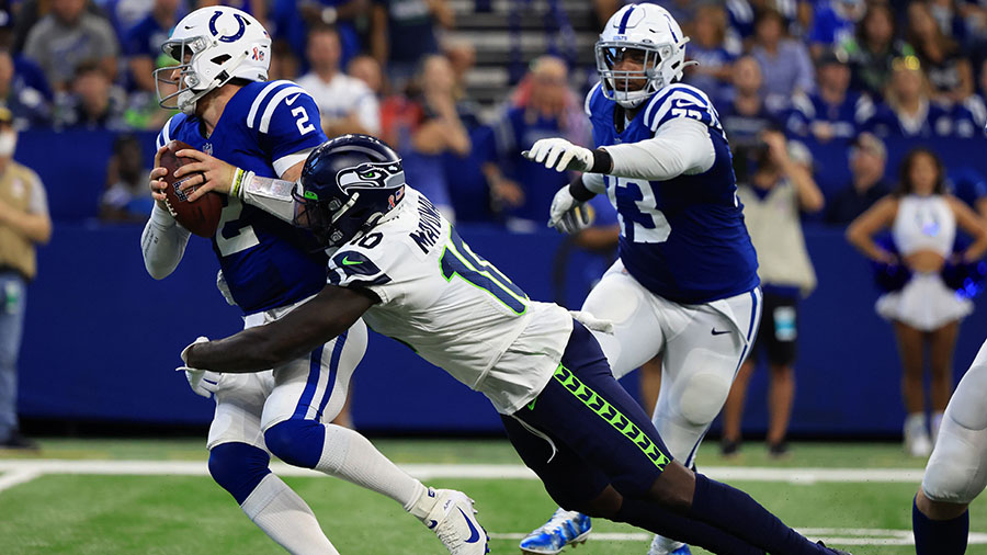 Seahawks' Benson Mayowa, Marquise Blair inactive; Vikings missing Cook