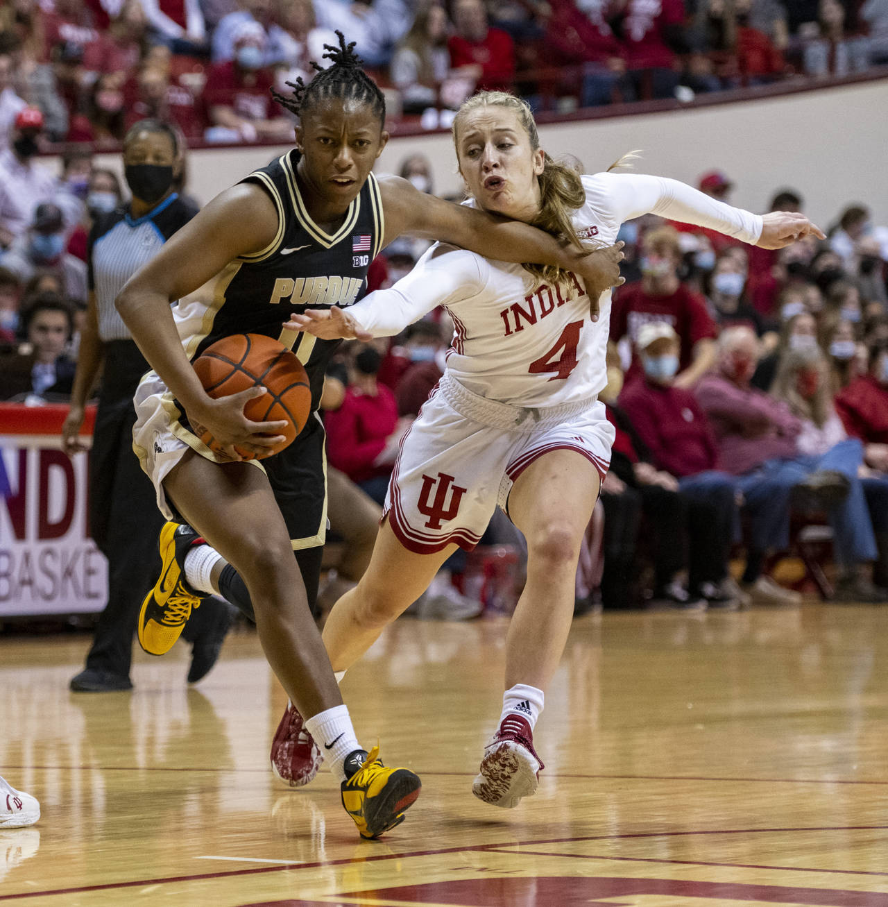 Cardaño-Hillary, No. 5 Indiana women beat Purdue 64-57