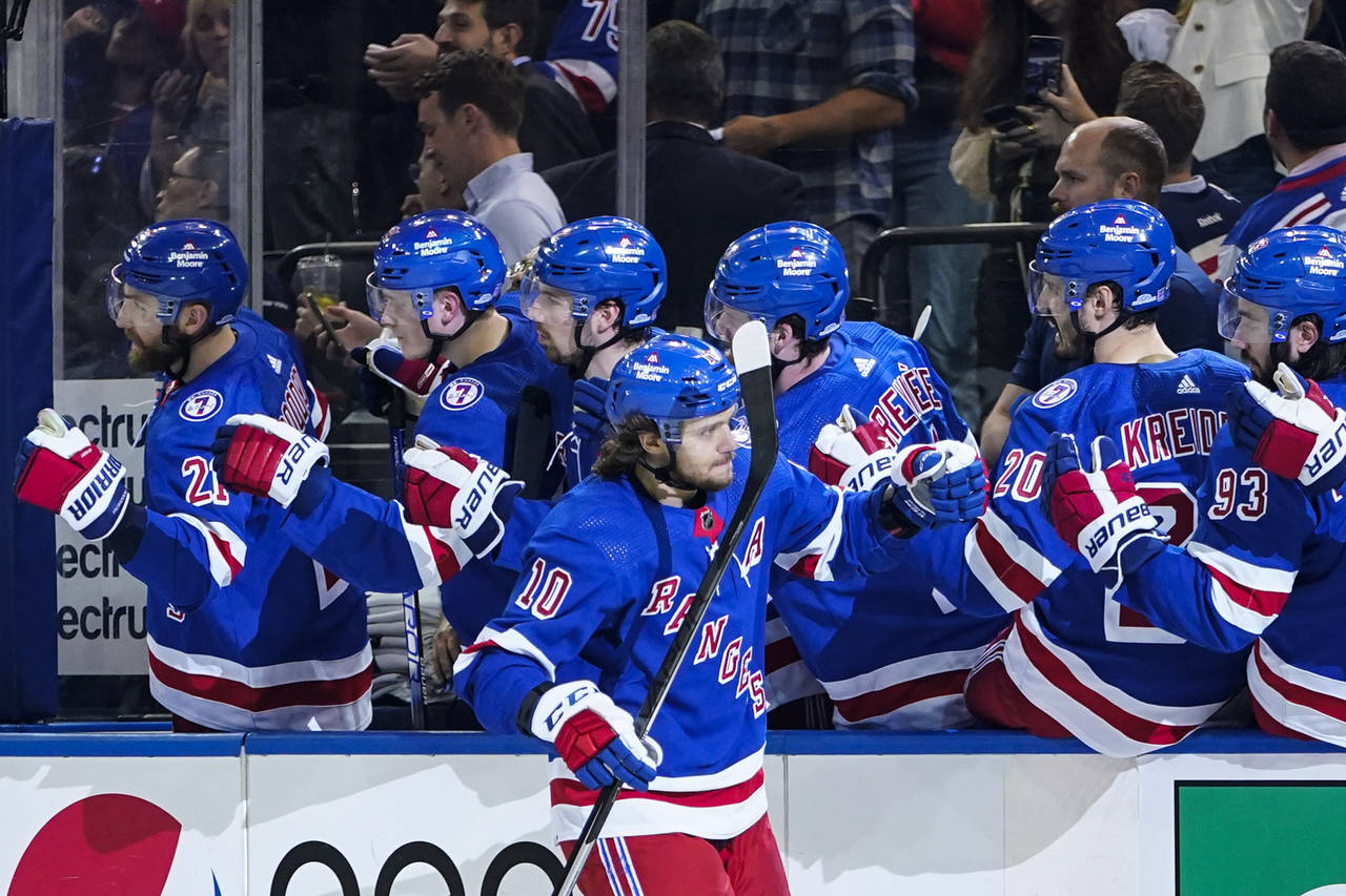 Kid Line helping Rangers get first series lead this playoffs