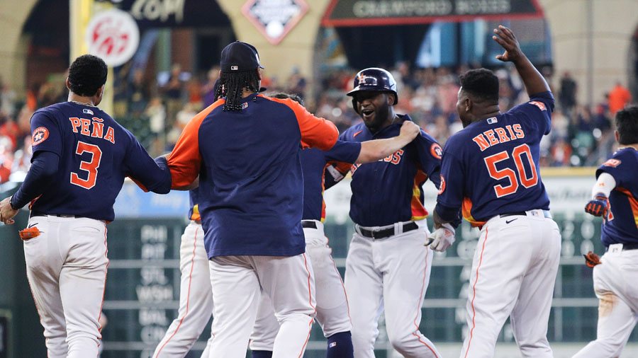 Astros beat short-handed Mariners 3-2 on walk-off in 10th