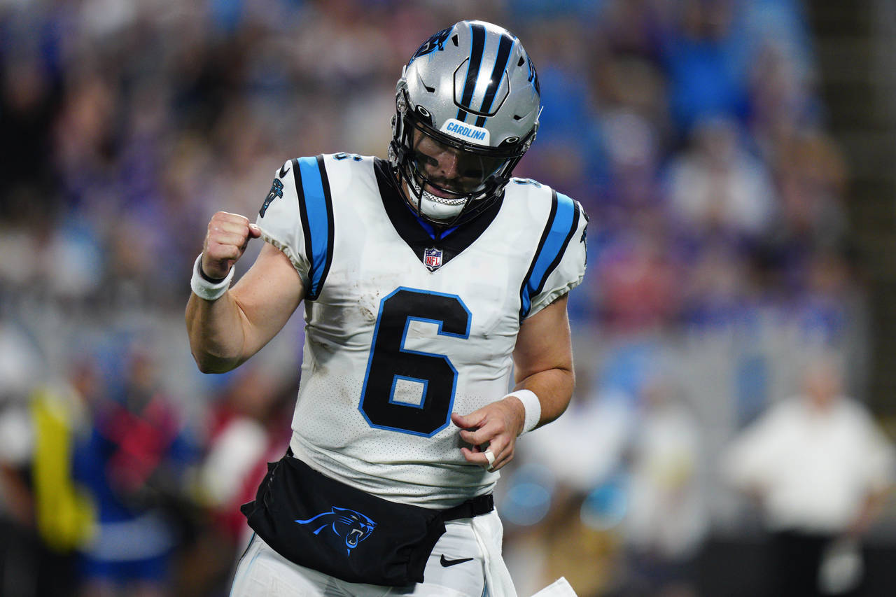 Mayfield throws 2 TD passes as Panthers defeat Bills 21-0