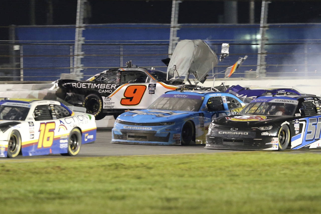 Clements wins at crash-filled Daytona, reaches postseason