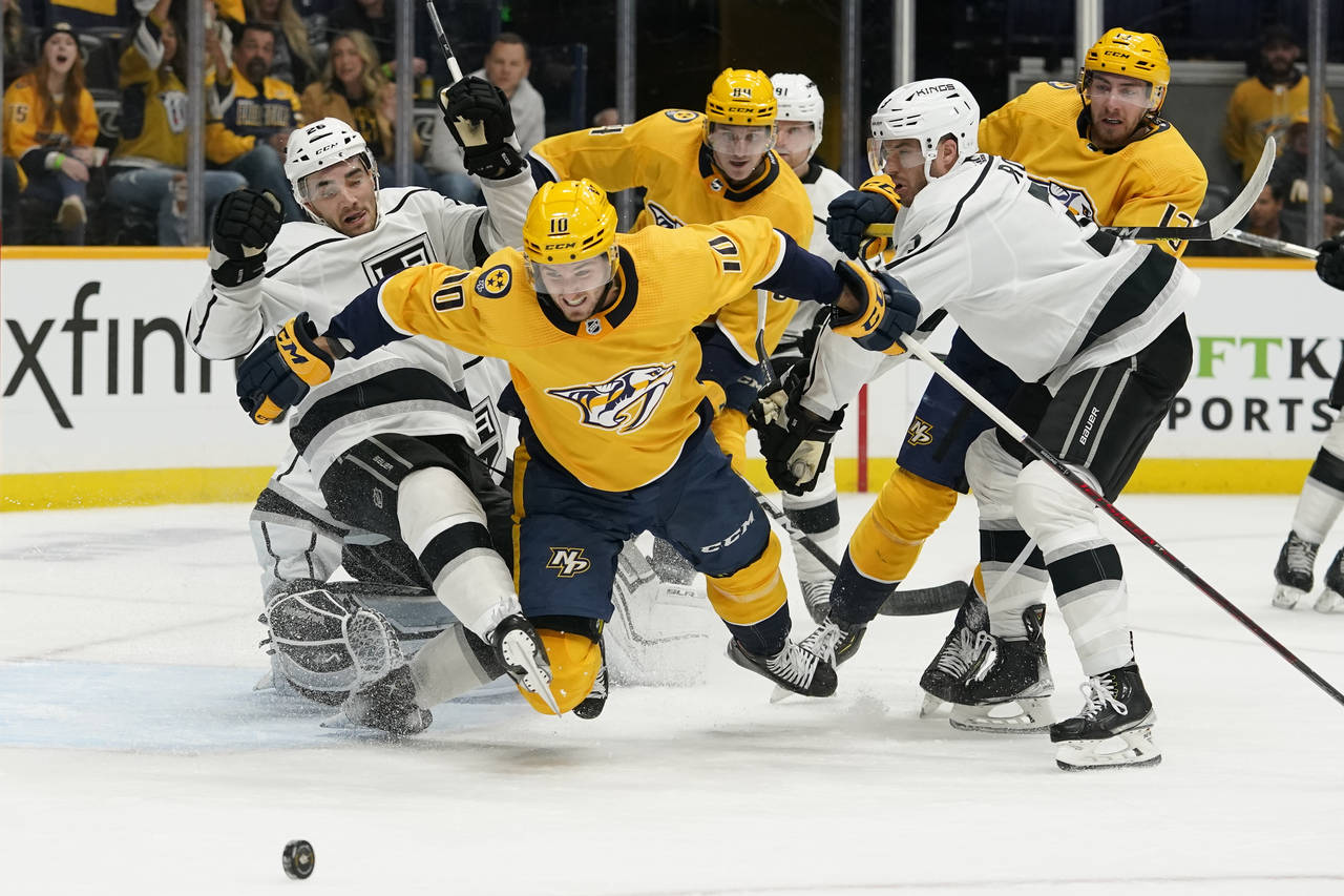 Vilardi leads Kings to 4-3 shootout win over Predators - Seattle Sports