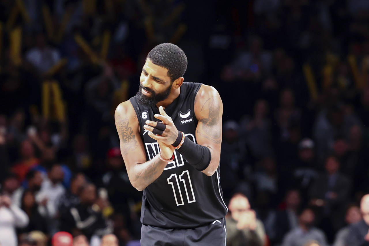 Irving doesn't speak Tuesday amid social media post fallout - Seattle ...