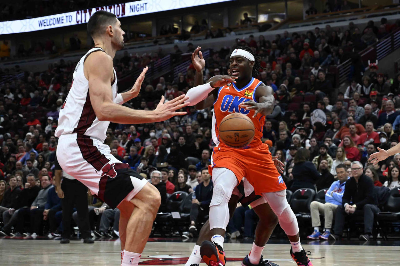 Giddey scores 25, leads Thunder to 124-110 win over Bulls - Seattle Sports