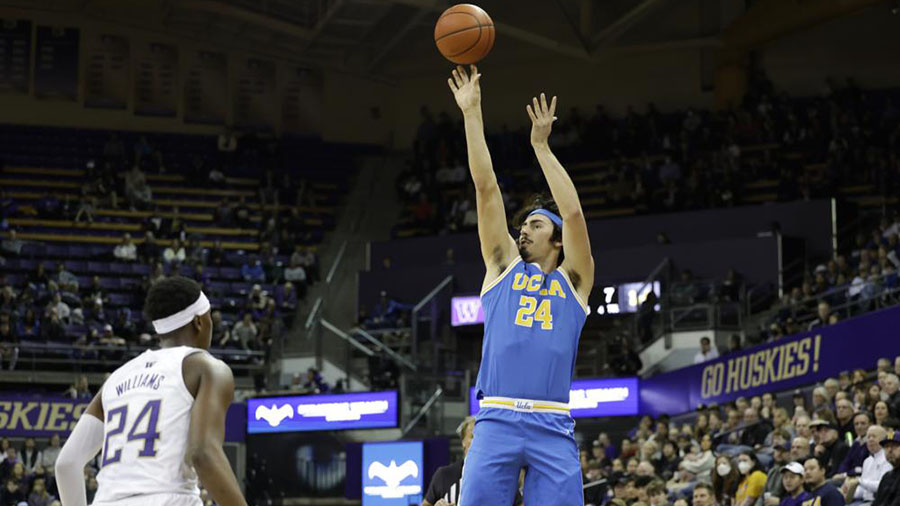 No. 11 UCLA defeats UW Huskies 74-49 for 10th straight win