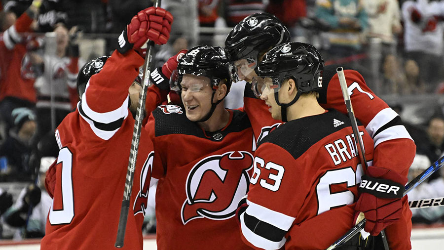 Hamilton scores 2 on power play, Devils beat Seattle Kraken 3-1