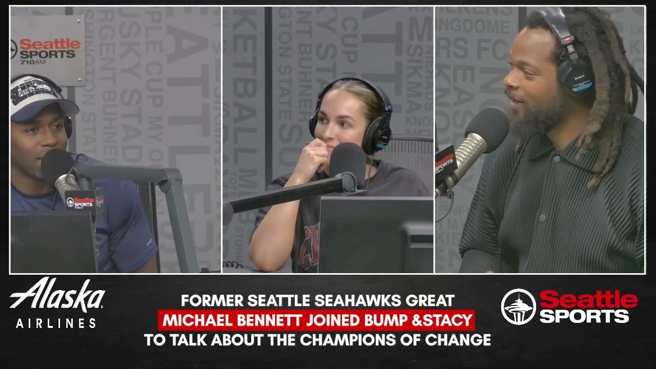 Video: Former Seahawks great Michael Bennett joined Bump & Stacy to ...