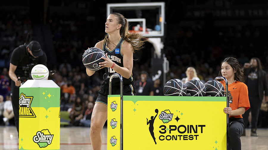 Ionescu wins WNBA 3-point contest over Storm's Whitcomb