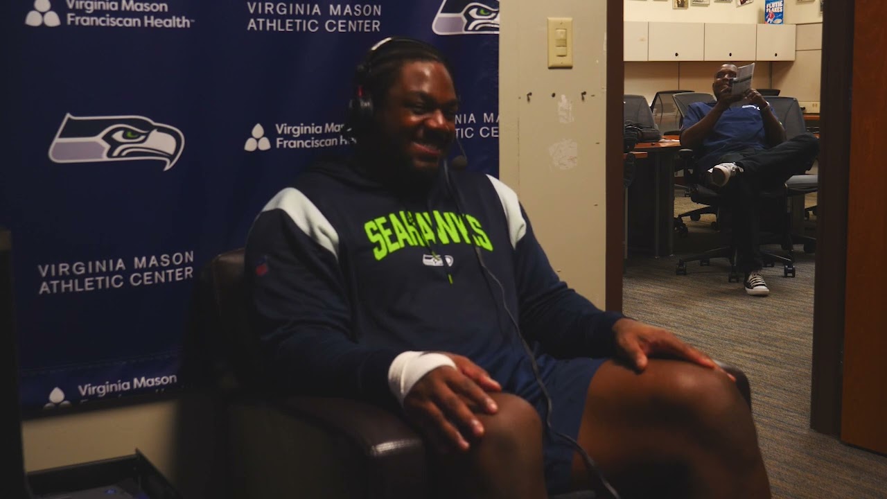 Video: Seattle Seahawks OL Phil Haynes on how they pick up slack for ...