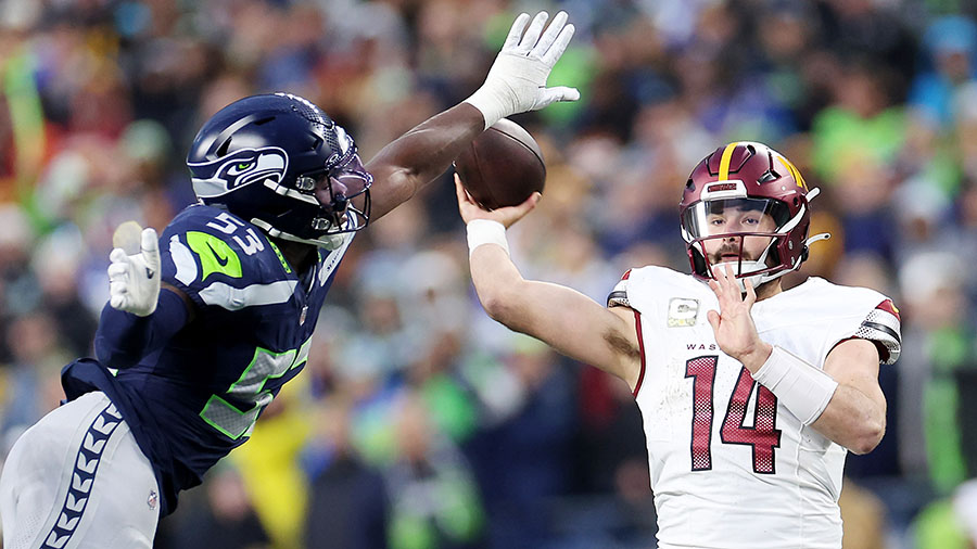 Schneider on if Sam Howell impacts Seahawks in the NFL Draft