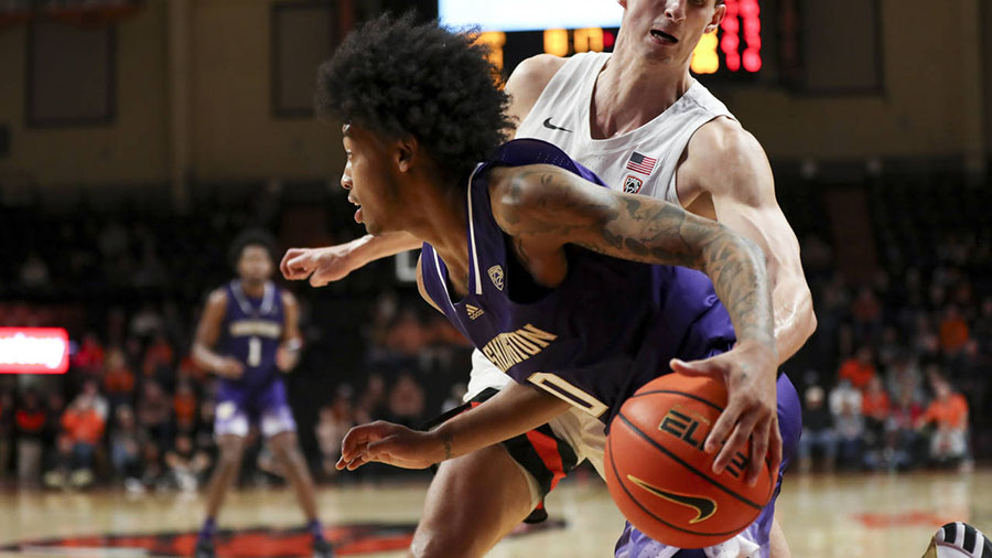 Koren Johnson hits 5 3s, UW Huskies beat Bellarmine 91-57