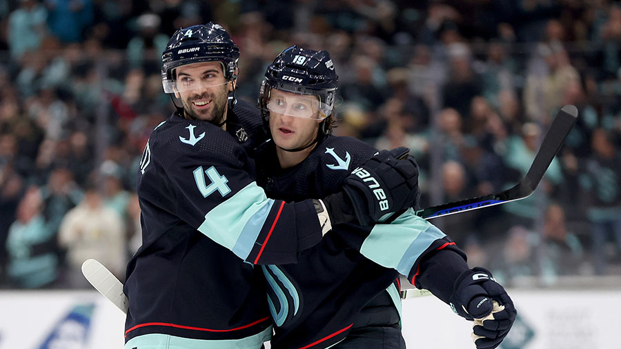 Seattle Kraken score 4 times in 1st, beat NHL-worst Sharks 7-1