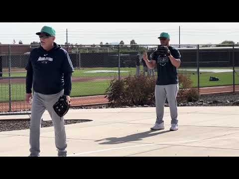 Video: Coach Perry Hill getting in some work with Ty France during the ...