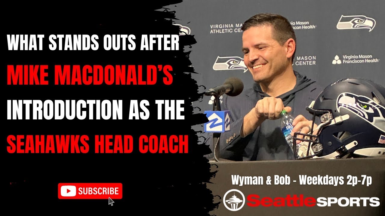 Video: What stands out after Mike Macdonald's introduction as the ...