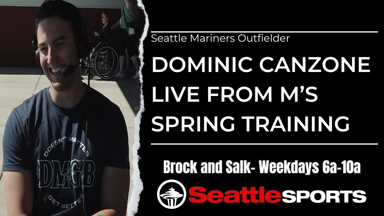 Video: Seattle Mariners OF Dominic Canzone LIVE from M's Spring ...