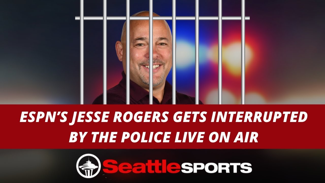 Video Espns Jesse Rogers Gets Interrupted By The Police Live On Air With Bump And Stacy