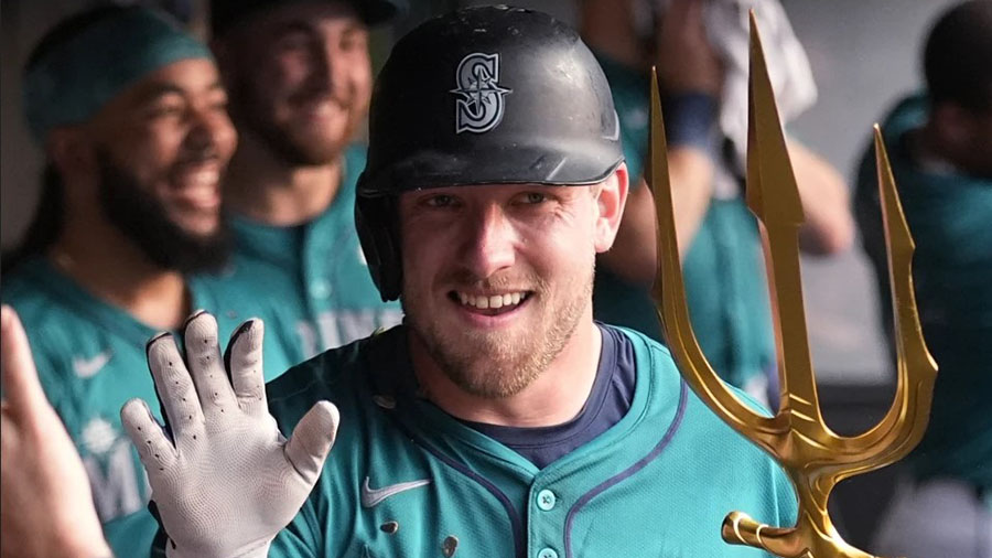 Family of Seattle Mariners' Luke Raley plays funny role in big game