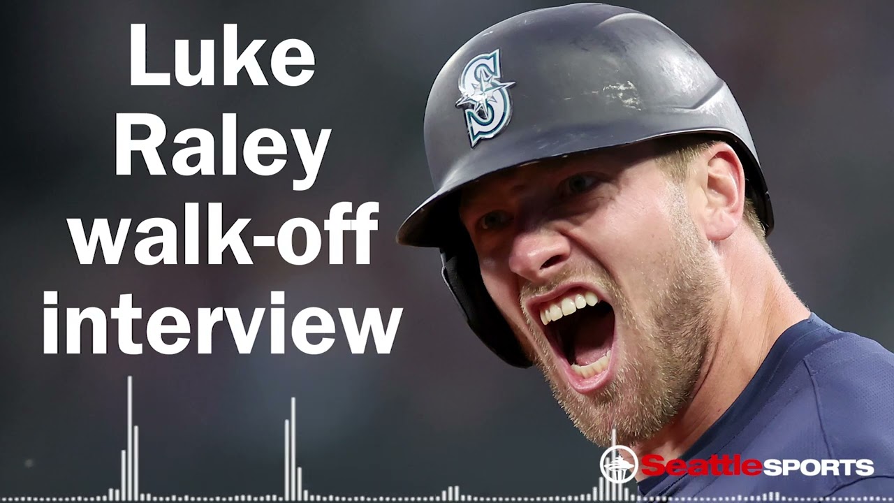 Video: Seattle Mariners OF Luke Raley walk-off interview after Grand ...
