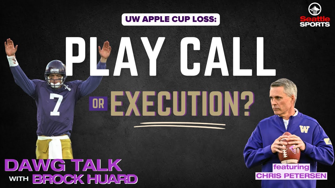 Video: Chris Petersen & Brock Huard debate UW's 2024 #AppleCup final ...