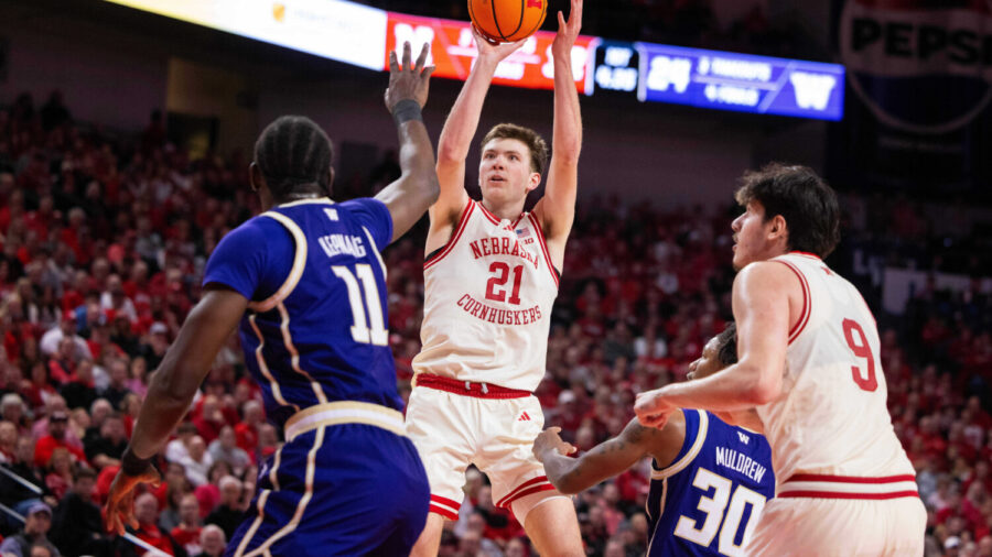No. 7 Nebraska beats UW Huskies 76-66 as win streak hits 23 games ...